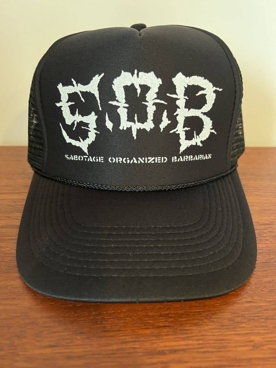 【目立った傷や汚れなし】美品 正規品 SOB Cap s.o.b Systematic death napalm Death Side Lip ...
