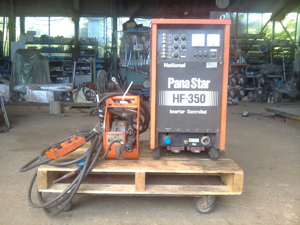 【中古】ナショナル 半自動溶接機 パナスター HF-350 ワイヤ供給装置付きの落札情報詳細 - ヤフオク落札価格検索 オークフリー