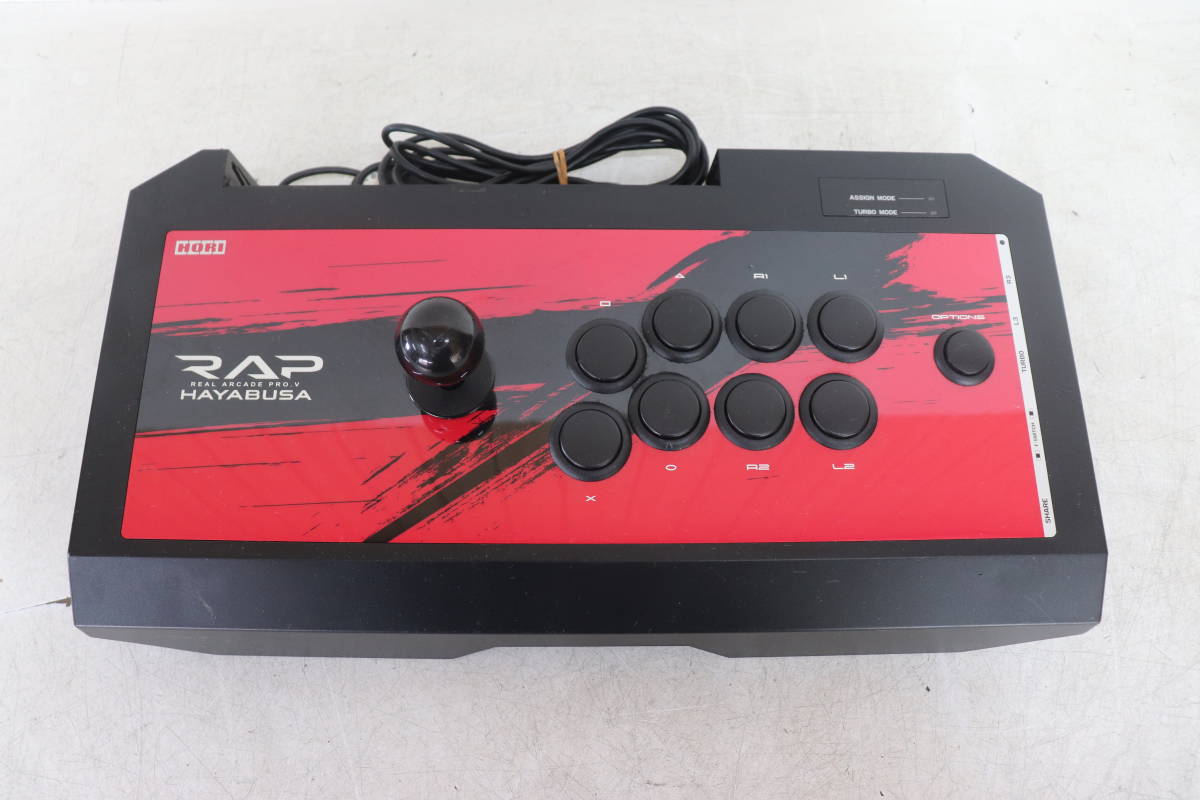 【やや傷や汚れあり】Y10/262 HORI REAL ARCADE PRO.V HAYABUSA PS4-005 アーケードスティック コントローラー PS4用 通電OK 現状品の落札情報 ...