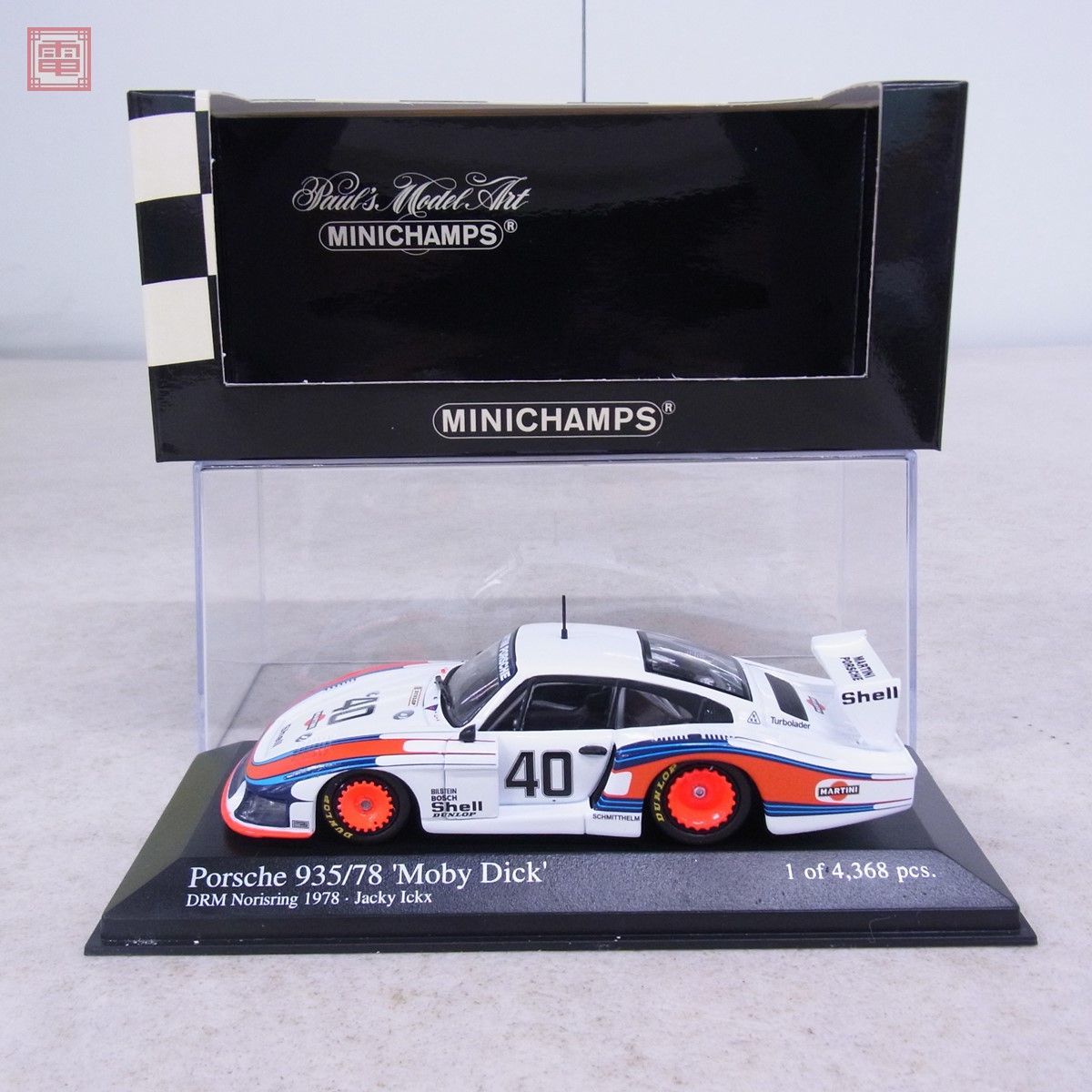 【やや傷や汚れあり】PMA 1/43 935/78 モビーディック #40 DRM Norisring 1978 430786740 ミニチャンプス MINICHAMPS Moby Dick ...