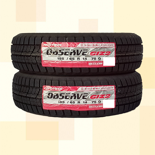 【未使用】155/65R14 75Q スタッドレスタイヤ TOYO トーヨー OBSERVE GIZ2 23年製 正規品 送料無料 2本税込 \10,400より 1の落札情報詳細 - ヤフオク ...