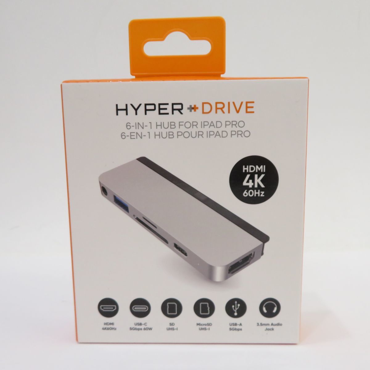 【未使用】098s 【未開封】HYPER ハイパー HyperDrive 6-in-1 USB-C Hub for iPad シルバー HP16176の落札情報詳細 - ヤフオク落札価格検索 ...
