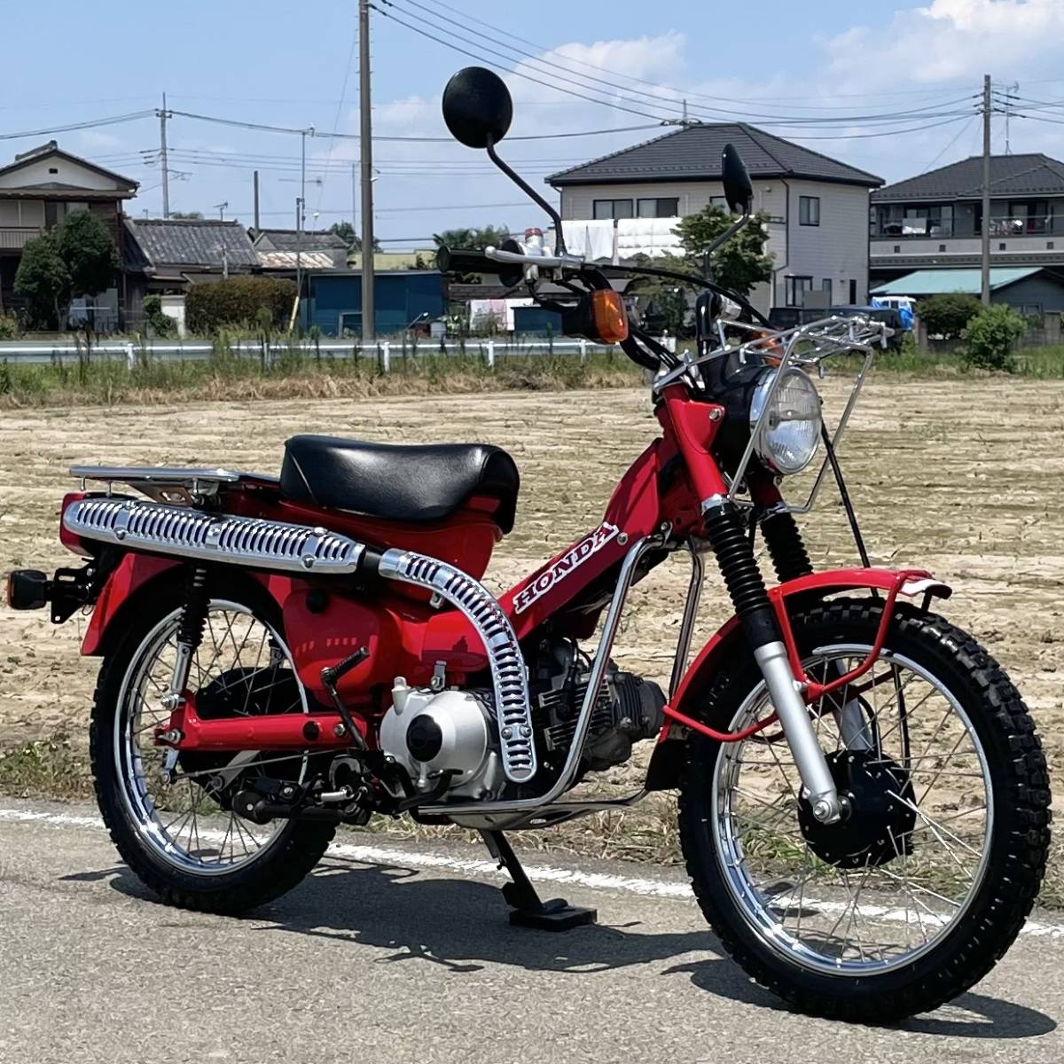 【目立った傷や汚れなし】CT110 ハンターカブ 実動 書類付き JD01 副変速機 低走行 好調 美車 ホンダ 検) CT MD CD RV TDR NSR TZR DT CB TS クロス ...