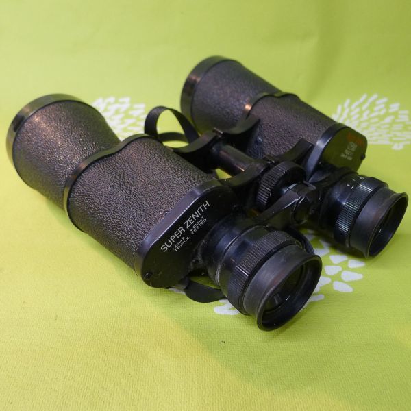 【やや傷や汚れあり】g340 双眼鏡/SUPER ZENITH /Night Vision 7x50 7.1°/寸法：約幅19㎝ 高さ6 ...