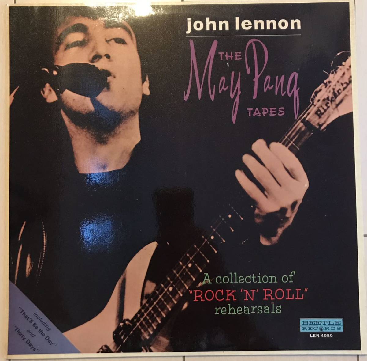 【目立った傷や汚れなし】 JOHN LENNON ジョンレノン The May Pang Tapes / 1LP / 歴史的名盤 / レコード / アナログ盤 / The Beatles ...