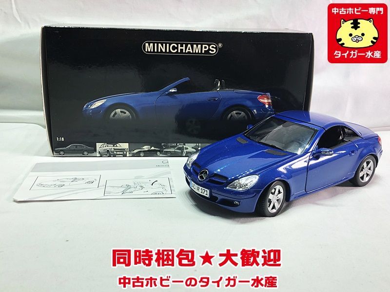 【やや傷や汚れあり】PMA 1/18 メルセデス ベンツ SLKクラス 2004 with movable roof ブルーメタリック 箱劣化 ミニカー 同梱OK 1円スタート★Sの落札情報 ...