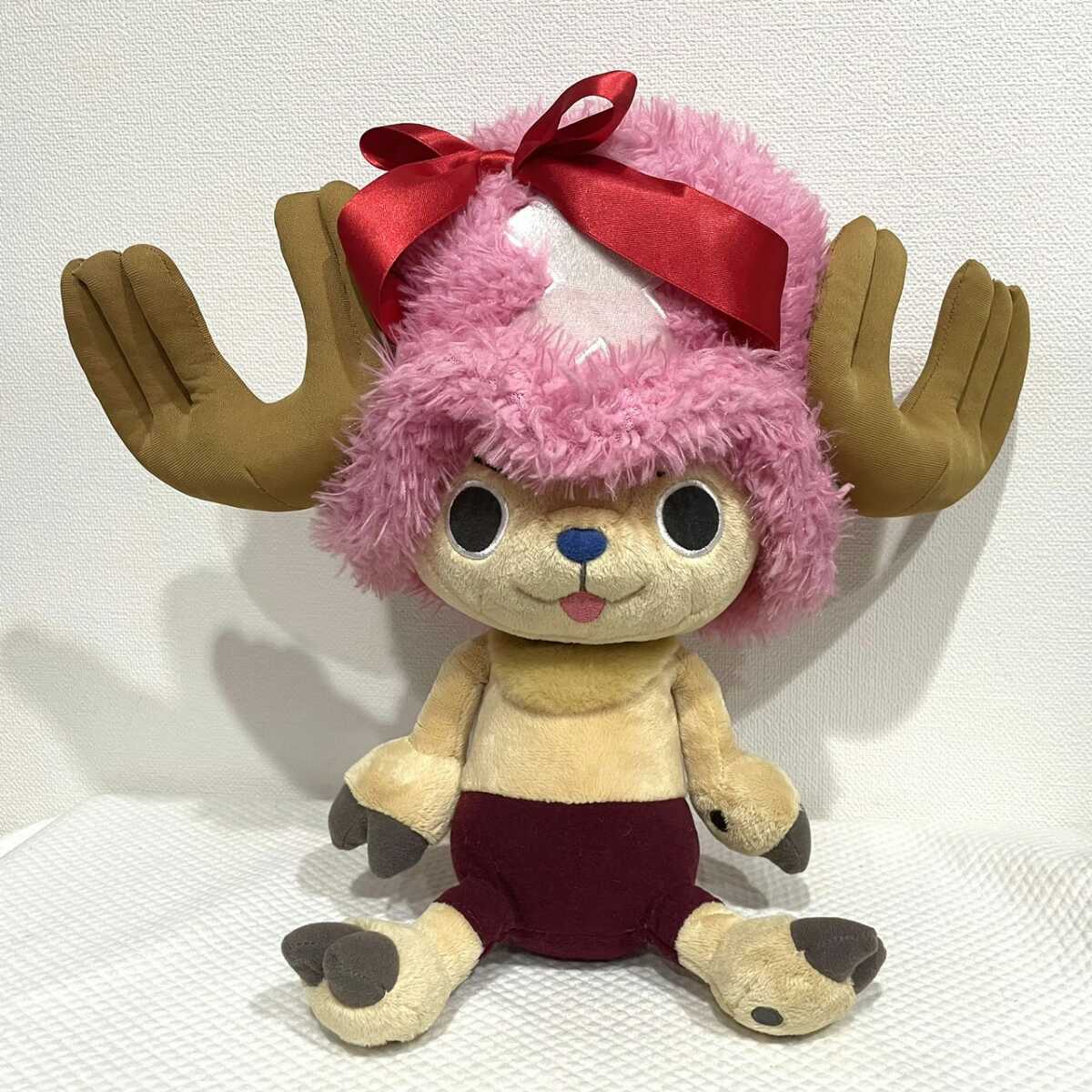 【目立った傷や汚れなし】【チョッパー】ワンピース THE TONYTONY.CHOPPER ぬいぐるみ Happy Birthday 2011 ハッピーバースデー 誕生日 BIG 座高30約 ...