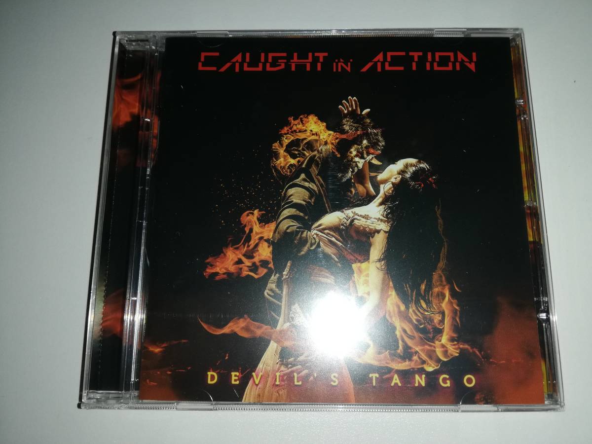 【未使用】【北欧メロハー名盤】CAUGHT IN ACTION / DEVIL'S TANGO 500枚限定完売品 北欧メロハーの理想形 H ...