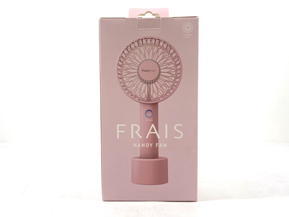 【未使用】1円★新品 未使用 Francfranc ハンディファン ピンク フラワーデザイン フランフラン 扇風機 保管品の落札情報詳細 - ヤフオク落札価格検索 オークフリー