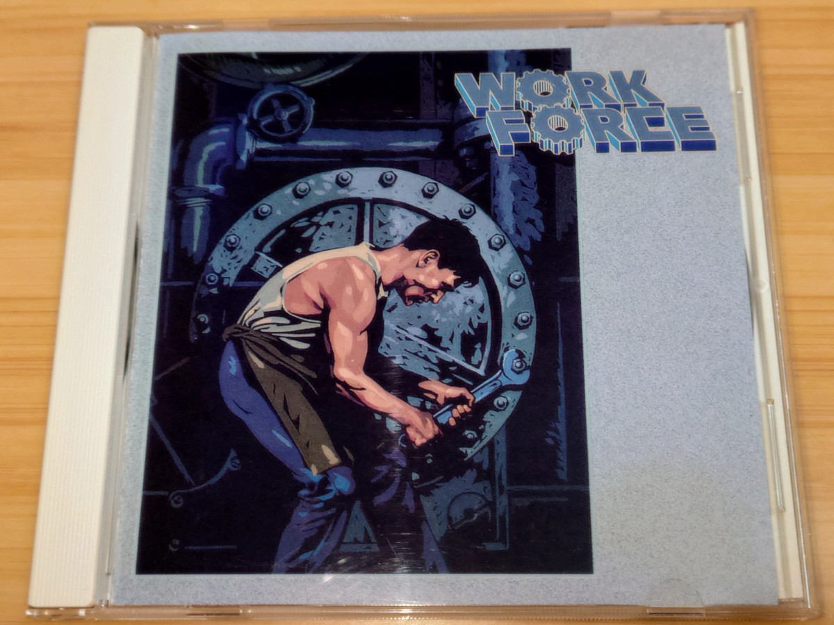 【やや傷や汚れあり】【即決 国内盤 廃盤 帯無 レア】WORK FORCE/WORK FORCE 1989年作品/1st USメロハー/AOR ...