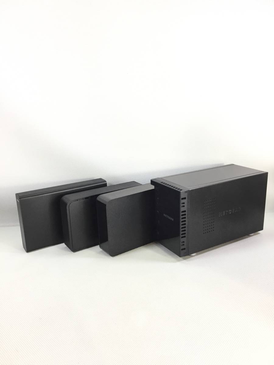 【やや傷や汚れあり】S2294 ハードディスク4台まとめ/BUFFALO バッファロー HD-LC3.OU3-BKE 3TB/SONY HD ...