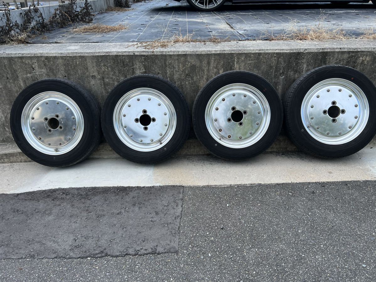 【傷や汚れあり】ガリキズ無し! SSR SPEED STAR MK-1 14インチ 4穴 5j PCD100 オフセット＋42 155 65 R14 ホイール ナット付き マーク1 旧車 ...