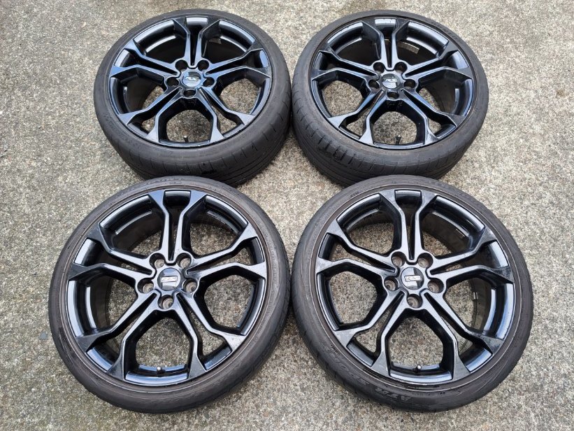 【傷や汚れあり】【a476】ルノー ルーテシア RS 純正 18インチ 7.5J +55 PCD114.3 1本の落札情報詳細 - ヤフオク落札価格検索 オークフリー