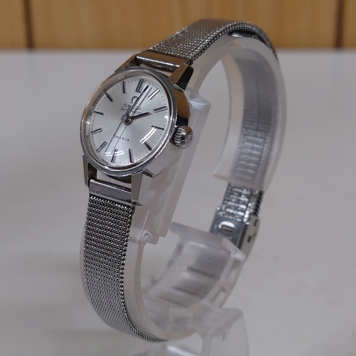 【やや傷や汚れあり】1円~【不動】オメガ OMEGA ジュネーブ Geneve Cal.671 Ref.565.002 自動巻き レディース腕 ...