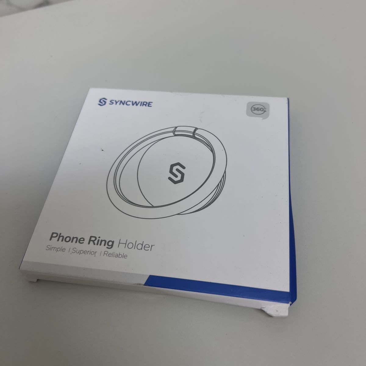 【未使用】b-443 Syncwire スマホリング 携帯リング 薄型 360°回転 落下防止 指輪型 スタンド機能 iPhone リング ホールドリング フィンガーリングの落札情報詳細 ...