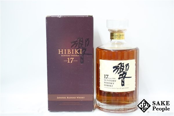 【やや傷や汚れあり】 1円～ サントリー 響 17年 裏ゴールドラベル 700ml 43％ 箱付き ジャパニーズの落札情報詳細 - Yahoo!オークション落札価格検索 オークフリー
