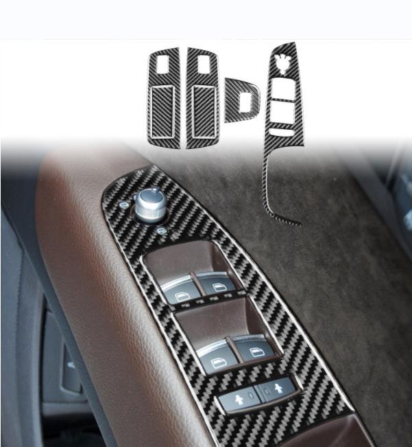 【未使用】アウディ Q7 4L 2008-2015年 右ハンドル用 ドアウィンドウ スイッチ ボタンフレーム ステッカー パネル カバー カーボン柄 の落札情報詳細 - Yahoo ...