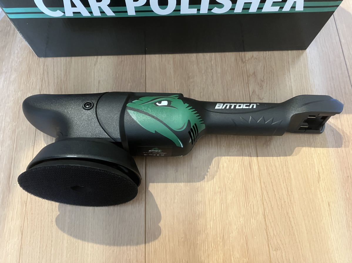 【未使用】BATOCA-S2 コードレス ポリッシャー 125mm 充電式ポリッシャー LED画面 5000mAhの超大容量バッテリ2個付の ...