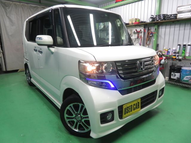 【走行距離 138,800 km】★美車★売切★H26年N-BOXカスタムSSパッケージ★車検R7年10月まで★両側PWスライド CTBAシステム 純正ナビバックカメラBluetooth対応★ ...