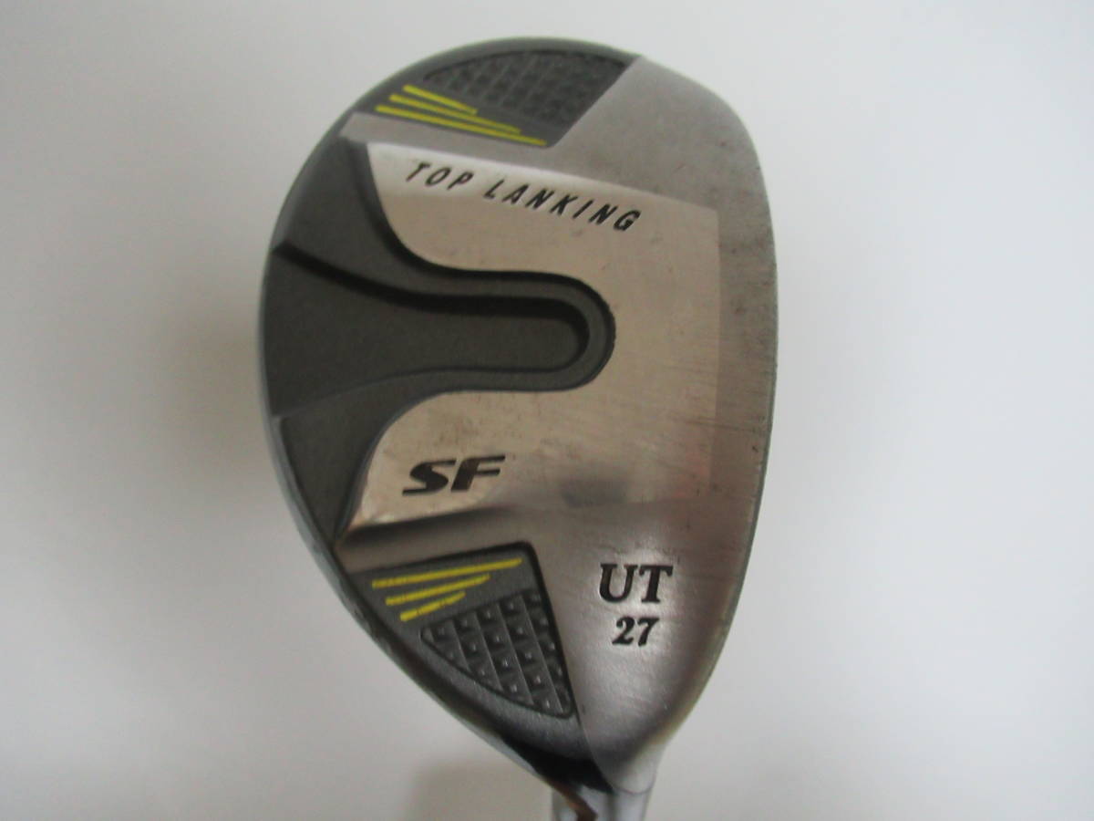 【傷や汚れあり】★TOP LANKING トップランキング SF ユーティリティー UT 27° 純正カーボンシャフト SR F653★レア★激安★中古★ ★の落札情報詳細 - Yahoo ...