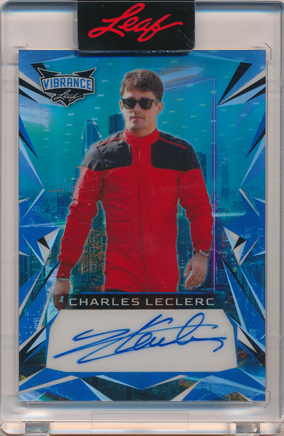 【目立った傷や汚れなし】Charles Leclerc F1 2023 Leaf Vibrance Navy Blue Signature ...