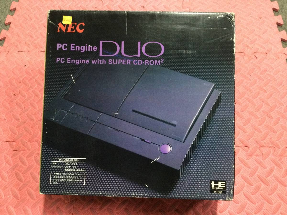【傷や汚れあり】【GN4046/120/0】ジャンク★NEC PC Engine DUO 本体セット★デュオ★PCエンジン★SUPER CD ROM2★レトロゲーム★ゲーム機★説明書付き★の ...
