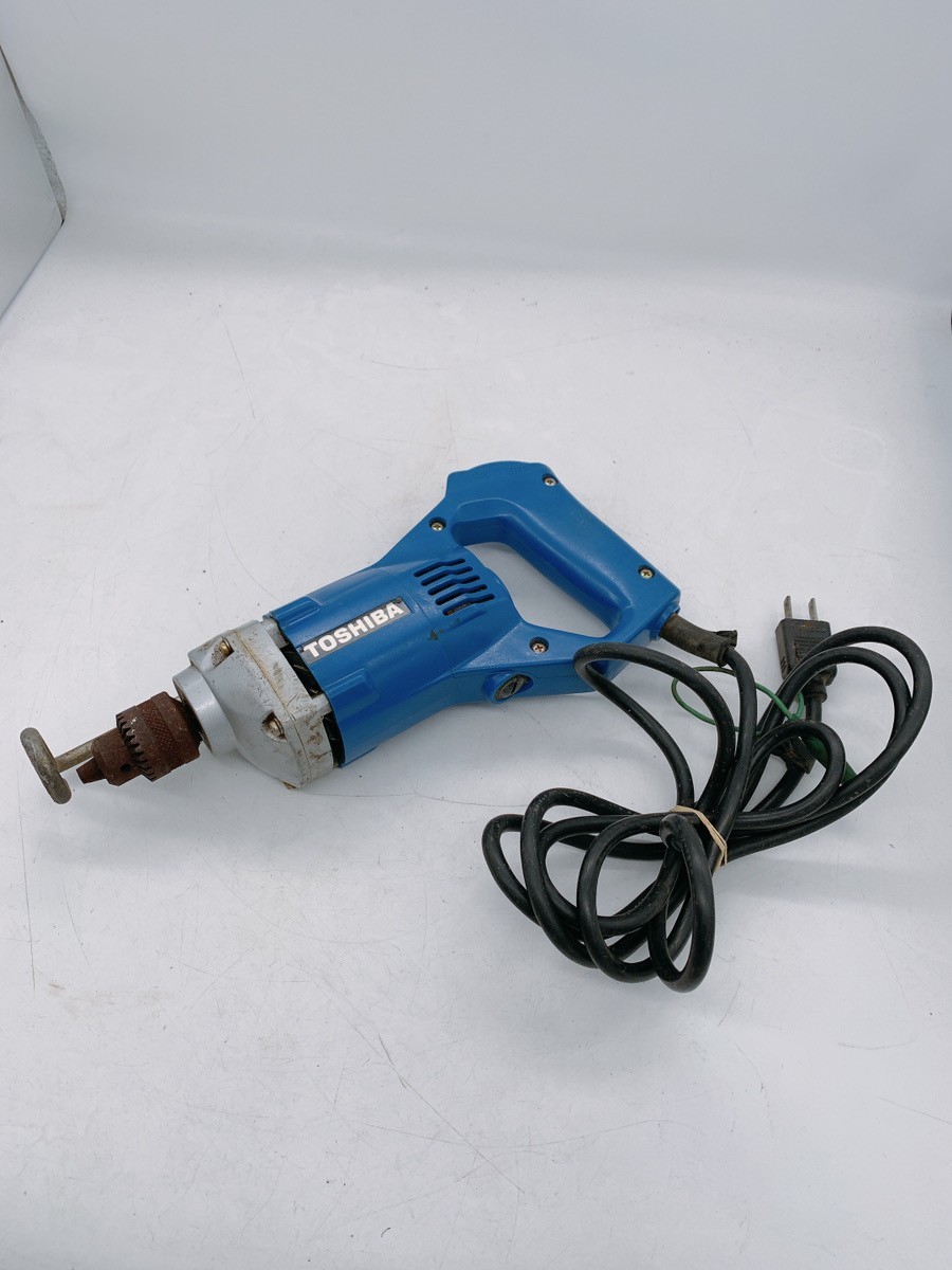 【やや傷や汚れあり】中古 東芝 しいたけドリル SD-10P 10mm 10000rpm 電気ドリル 椎茸 穴あけ 電動工具 231013か2 ...
