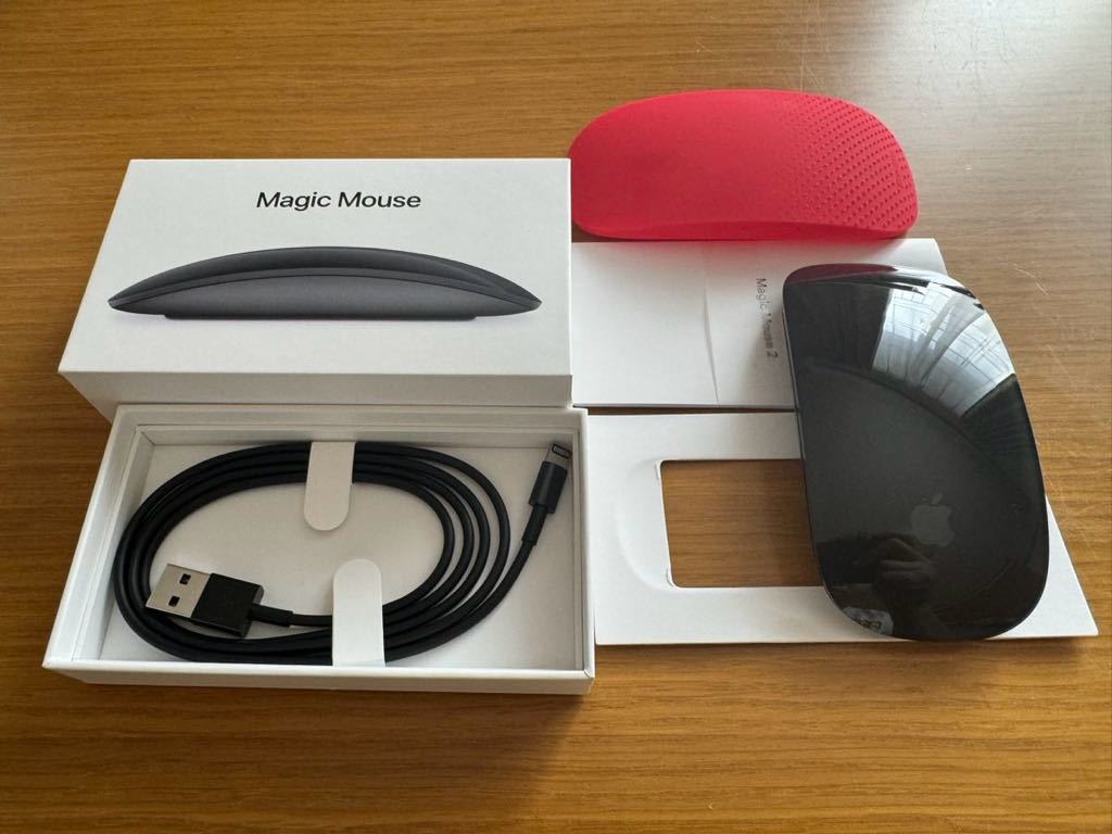 【未使用に近い】極美品！付属品未使用！Apple Magic Mouse2マジックマウス2 Space Gray スペースグレイ アップル MacBook マックブックの落札情報詳細 ...