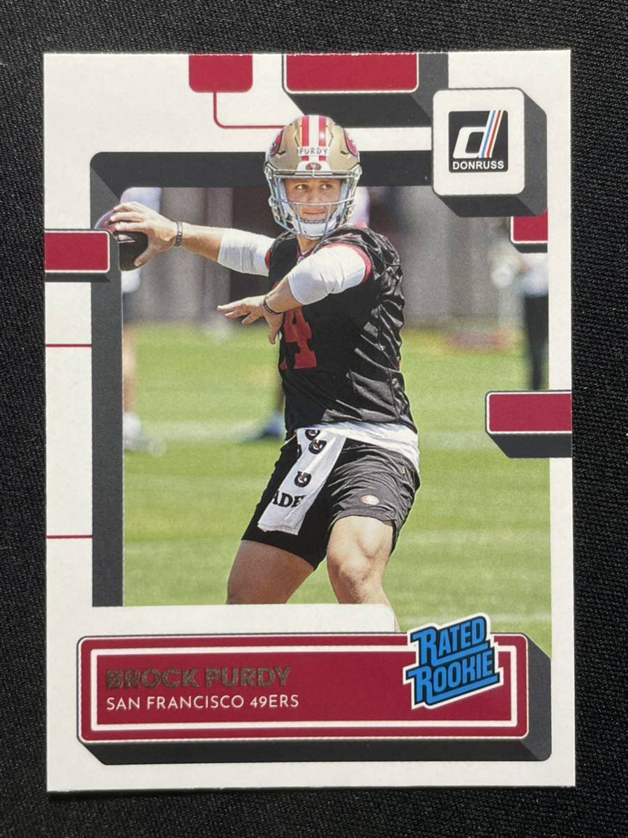【未使用に近い】BROCK PURDY RC 2022 Donruss Rated Rookie Card 49ers Quarterback ...