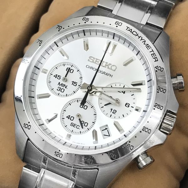 【目立った傷や汚れなし】美品 SEIKO SELECTION セイコー セレクション SPIRIT スピリット 腕時計 SBTR009 ...