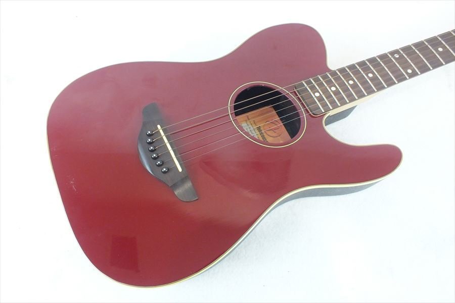 【やや傷や汚れあり】☆ Fender フェンダー Telecoustic CAR ギター ソフトケース付き 中古 現状品 ...