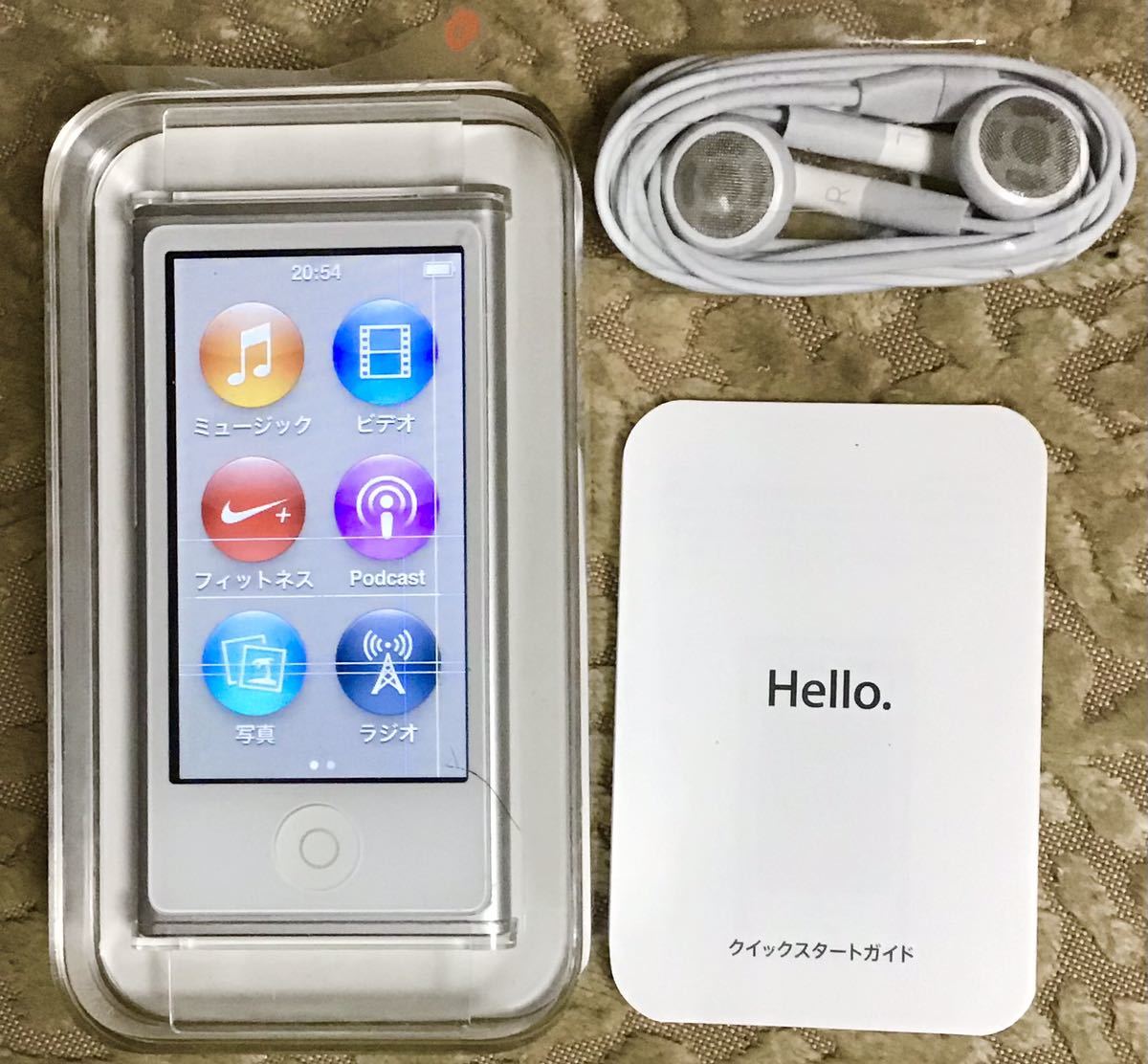 【目立った傷や汚れなし】iPod nano 第7世代 16GB シルバー MD480J/A A1446 Apple 純正イヤホン シリアル同ケース入の落札情報詳細 - Yahoo!オークション ...