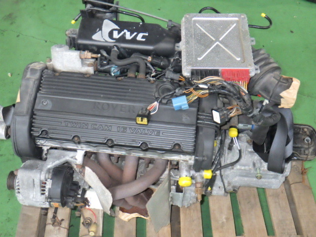 【やや傷や汚れあり】ローバー MGF RD18K エンジン トランスミッション VVC 5MT 走行距離21384km ロータス エリーゼなど ...