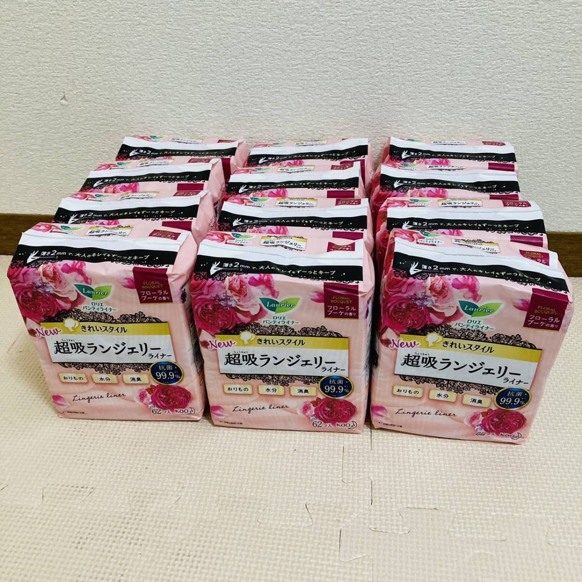 【未使用】Kao ロリエ きれいスタイル おりものシート フローラルブーケの香り 14cm 62コ入り×12パック/Y114-53の落札情報 ...