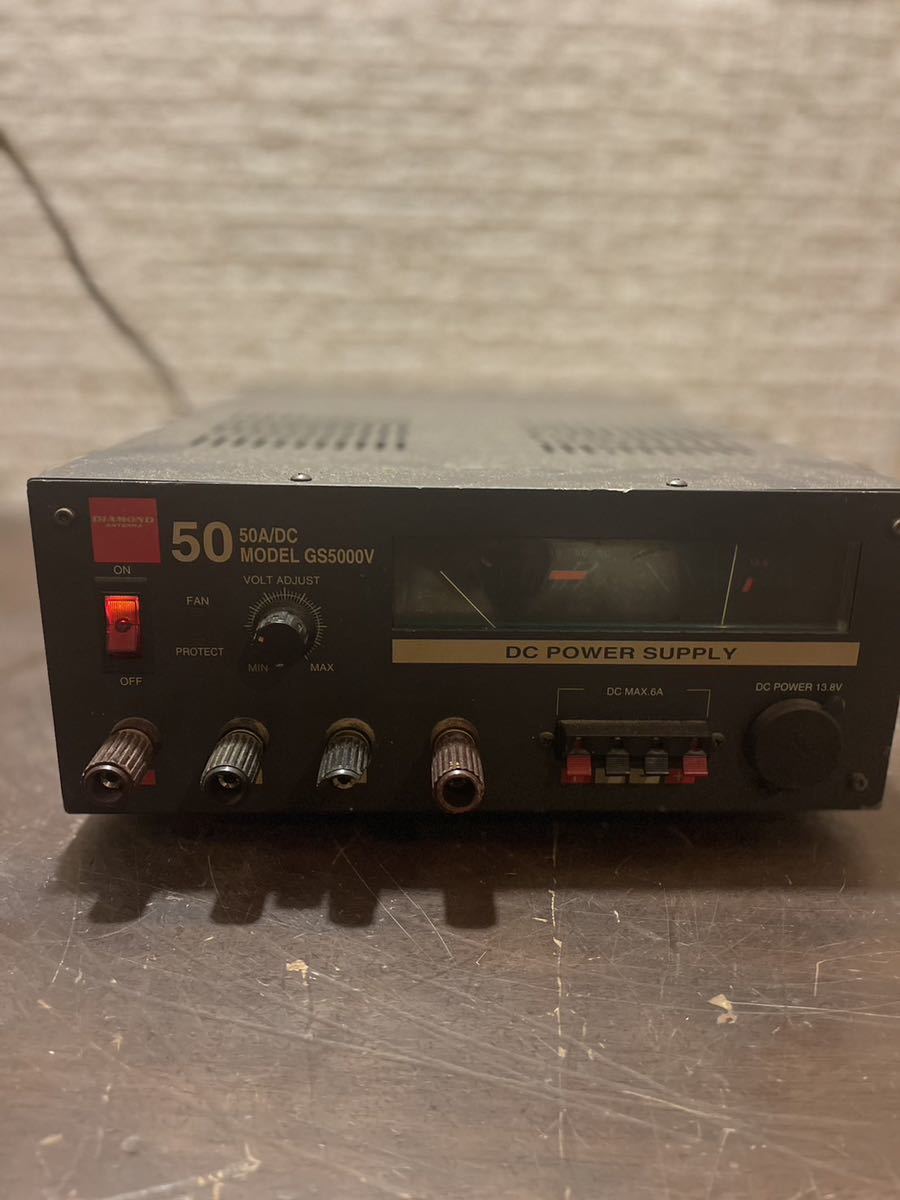 【傷や汚れあり】S013 DIAMOND ANTENNA GS-5000V 50A／DC POWER SUPPLY 無線機 現状品の落札情報詳細 - ヤフオク落札価格検索 オークフリー