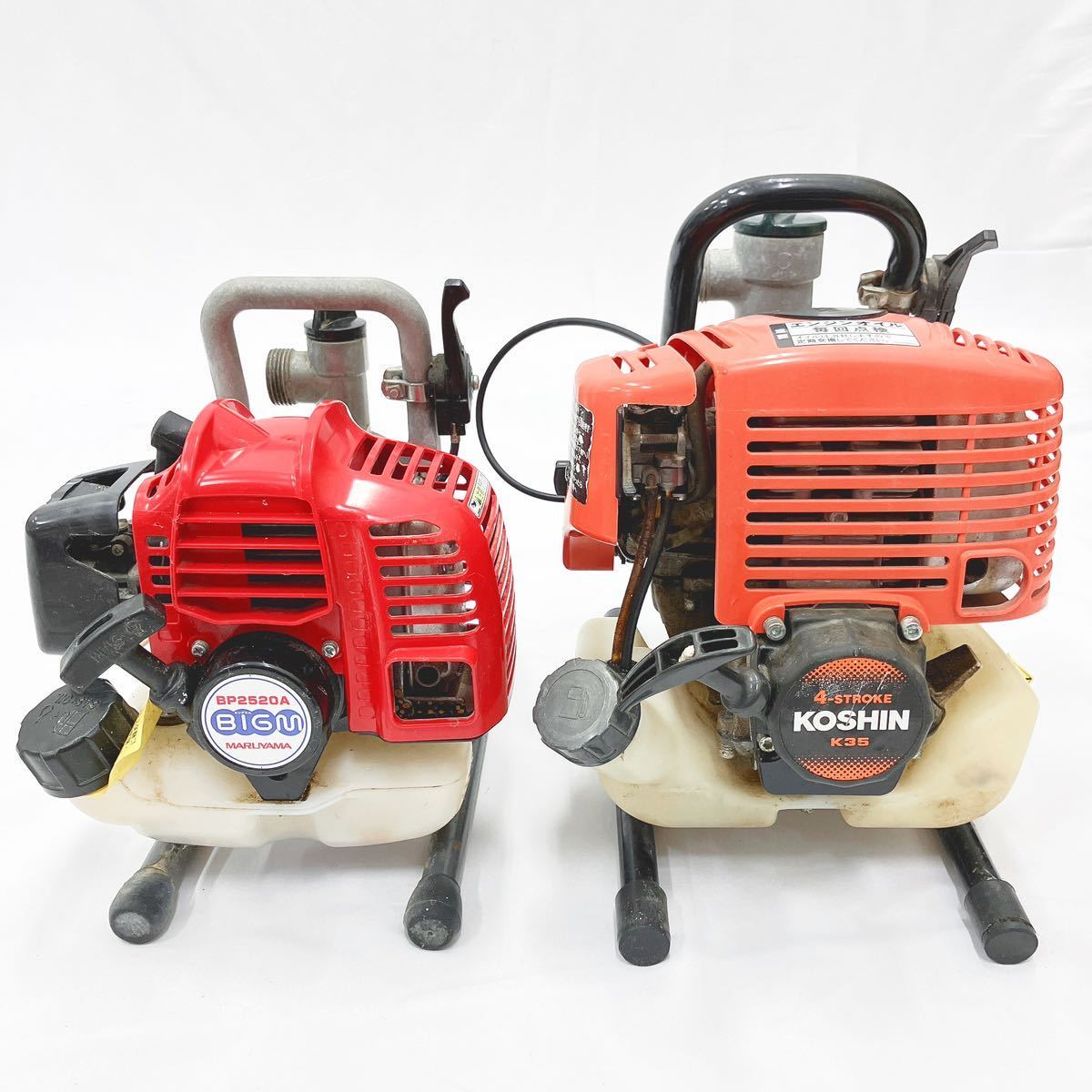【やや傷や汚れあり】MARUYAMA 丸山 エンジンポンプ BP2520A BIGM /KOSHIN 工進 4サイクル エンジンポンプ K35/まとめて 2点セット R阿1021の落札情報詳細 ...