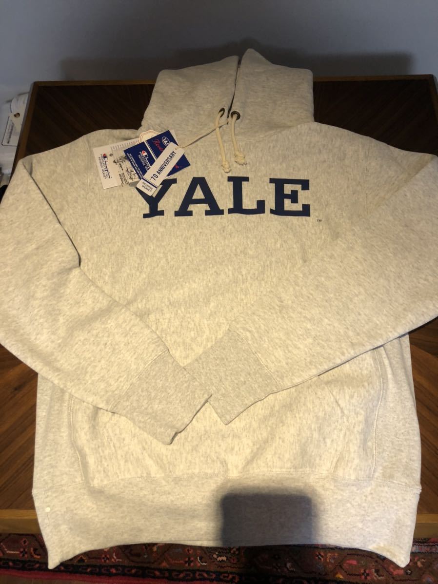 【未使用】2023年購入新品チャンピオン リバースウィーブ ライトグレー YALE M 赤タグ 海外企画品 スウェット パーカーの落札情報詳細 - Yahoo!オークション落札価格検索 オークフリー