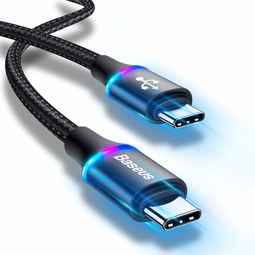 【未使用】【新品・2点セット】Baseus 60W USB Type C PD ケーブル 2m 急速充電 Type-C タイプc PD対応 USB-C 2.0 LEDライト付きの落札情報詳細 ...