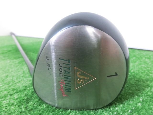 【傷や汚れあり】♪j's TITANIUM JOE Forged 1W ドライバー 9.5° /純正 シャフト HARMOTEC ROYAL ...