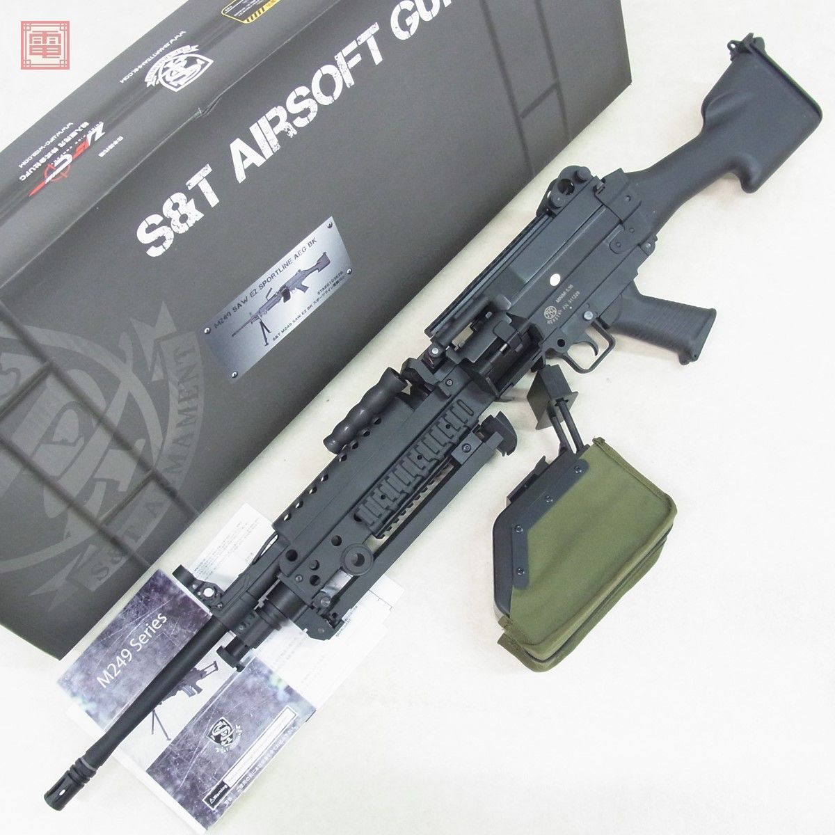 【未使用】S&T M249 PARA BK スポーツライン電動ガン 未使用品 ミニミ LMG FN MK46 M60の落札情報詳細 ...