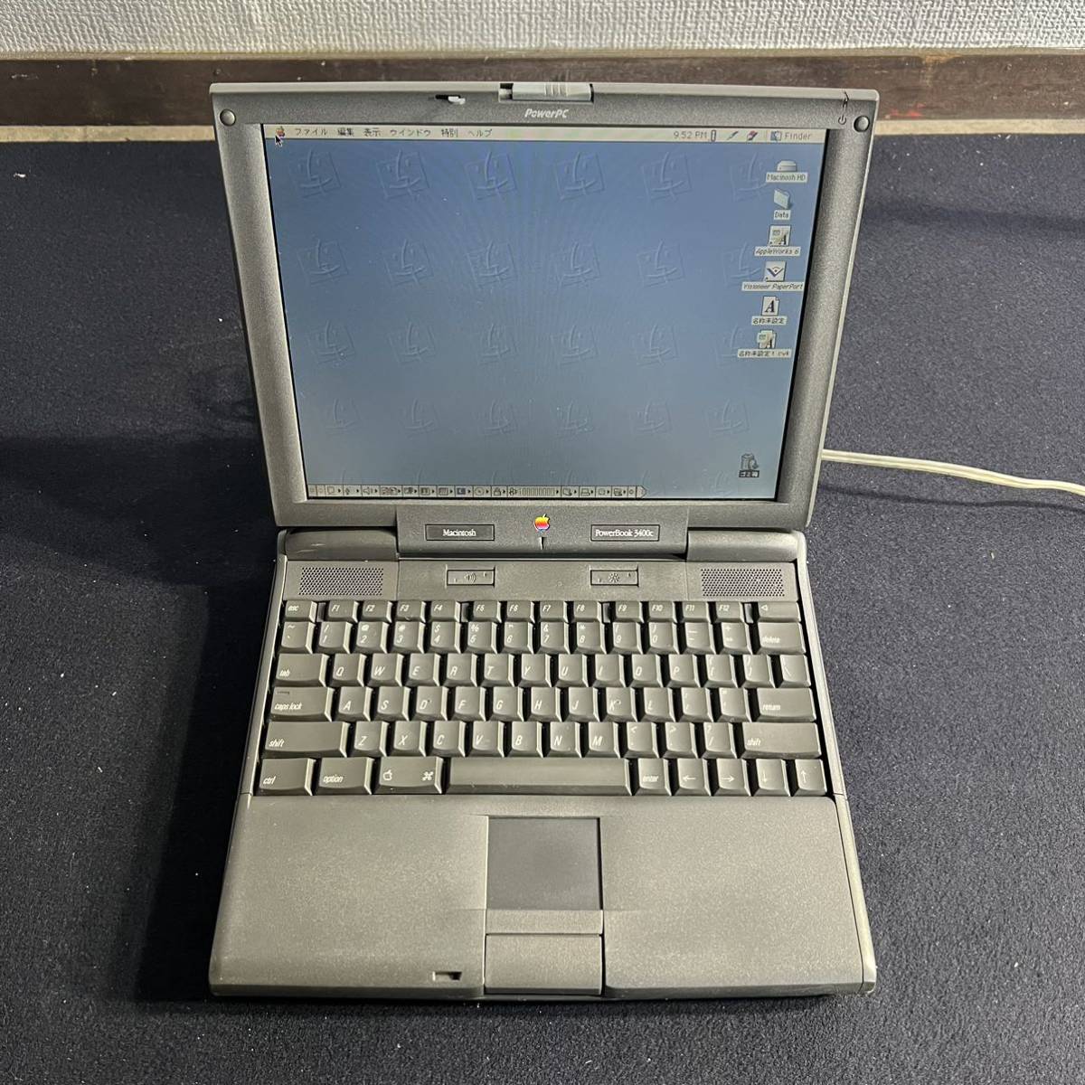 【傷や汚れあり】Apple Macintosh PowerBook 3400C (M3553) ノートパソコン/パワーブック 通電OK ...