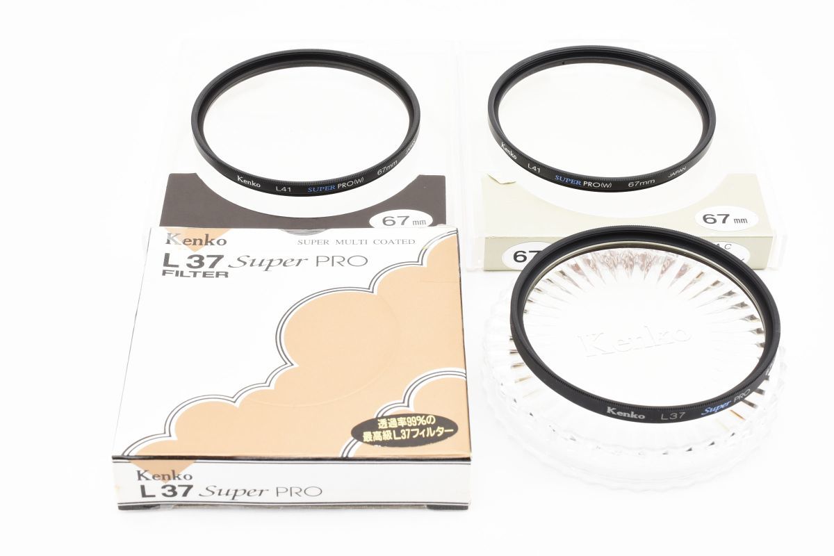 【傷や汚れあり】s2348★67mm ケンコー Kenko L41 SUPER PRO(W) 2枚 L37 Super PRO フィルターの落札情報詳細 - Yahoo!オークション落札価格 ...