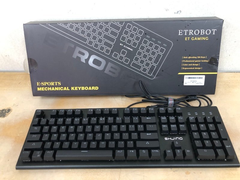 【傷や汚れあり】ETROBOT ET Robot メカニカルゲームキーボード 青軸 240123sk910059の落札情報詳細 - Yahoo!オークション落札価格検索 オークフリー
