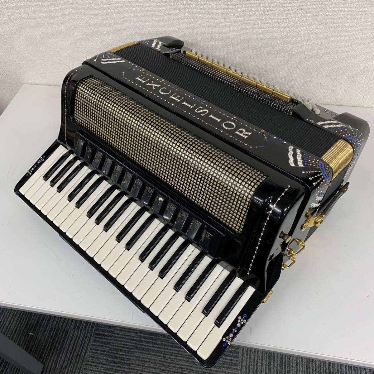 【傷や汚れあり】【Ib2】 EXCELSIOR Mod.S AC アコーディオン Professional Model エキセルシャー Symphony Gold Continental ...