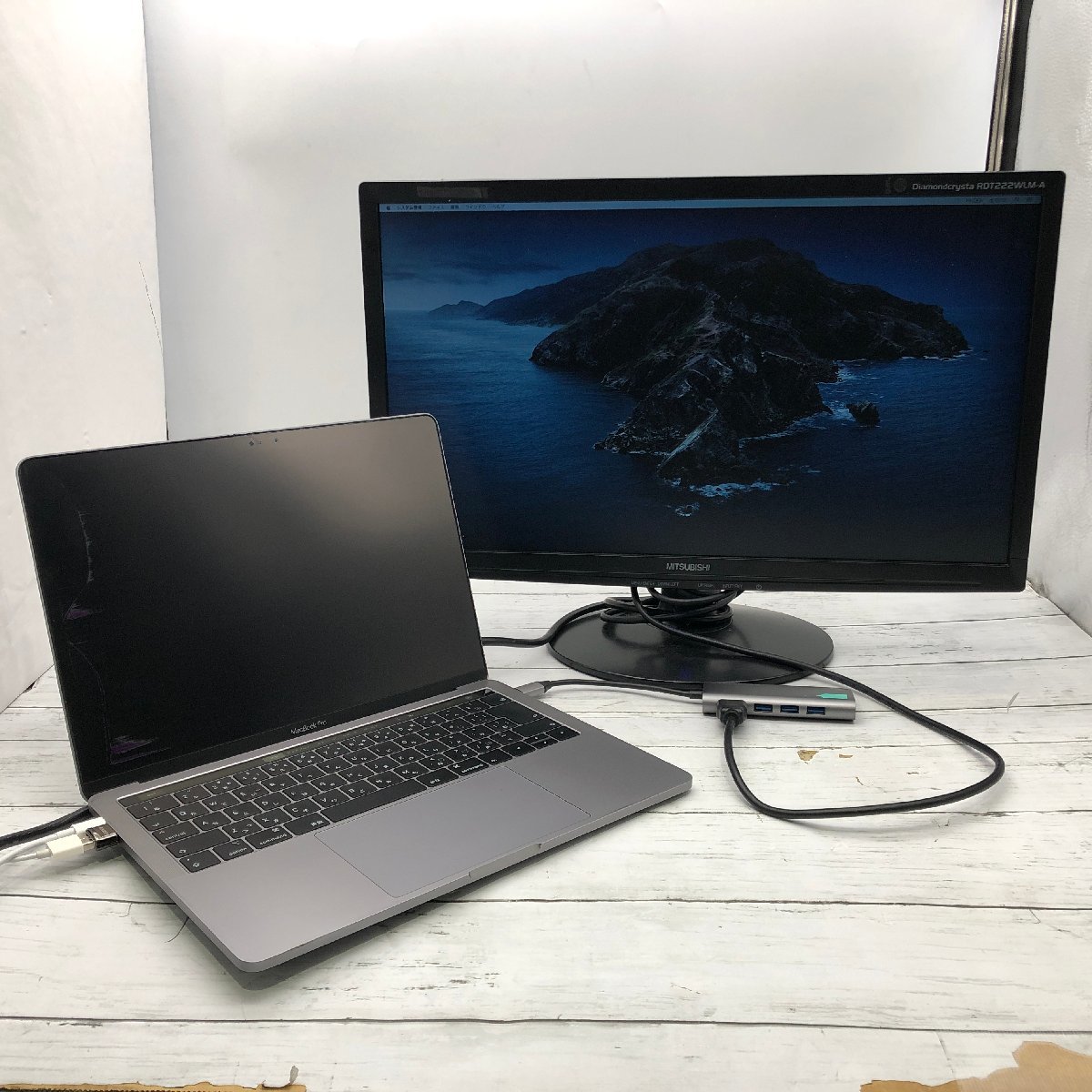 【やや傷や汚れあり】【難あり】 Apple MacBook Pro 13-inch 2018 Four Thunderbolt 3 ports Core i7 2.70GHz/16GB/1TB ...