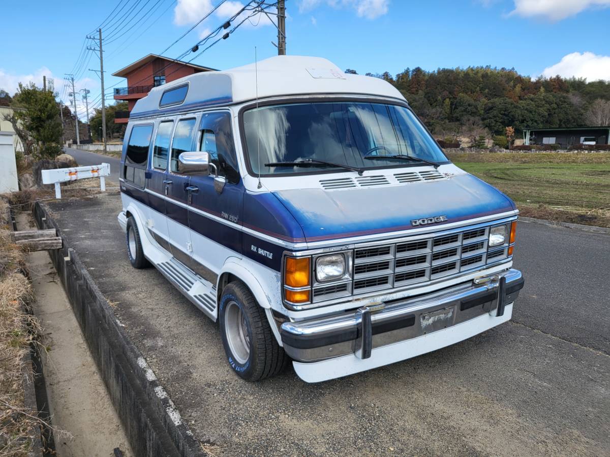【走行距離 改ざん車歴km】希少 ダッジ ラムバン B250 Rvシャトル 貨物1ナンバー登録 機関良好 平成4年の落札情報詳細 ヤフオク