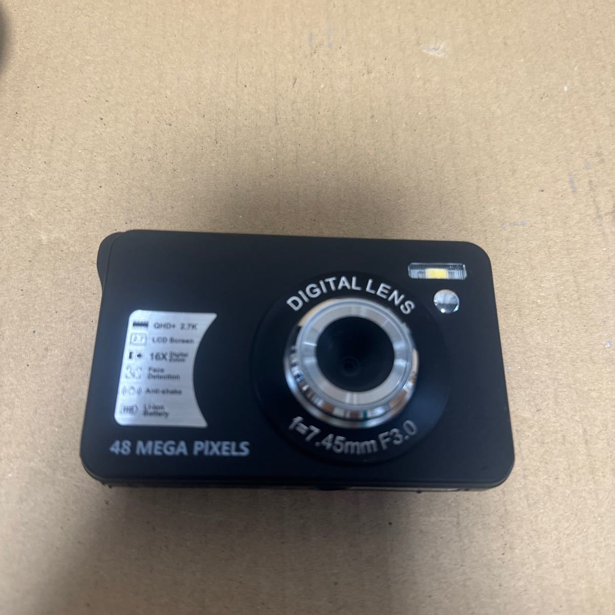 【傷や汚れあり】（D-9）MEGA PIXELS 48.0 コンパクトデジタルカメラ デジカメ ブラックの落札情報詳細 - Yahoo!オークション落札価格検索 オークフリー