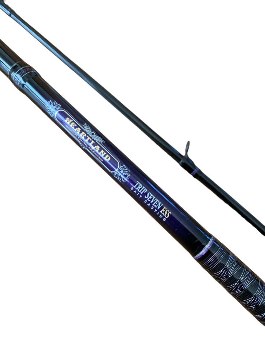 【目立った傷や汚れなし】ダイワ ハートランド トリップセブン ESS HL 702HRB-ags14 ベイトモデル HEARTLAND ...
