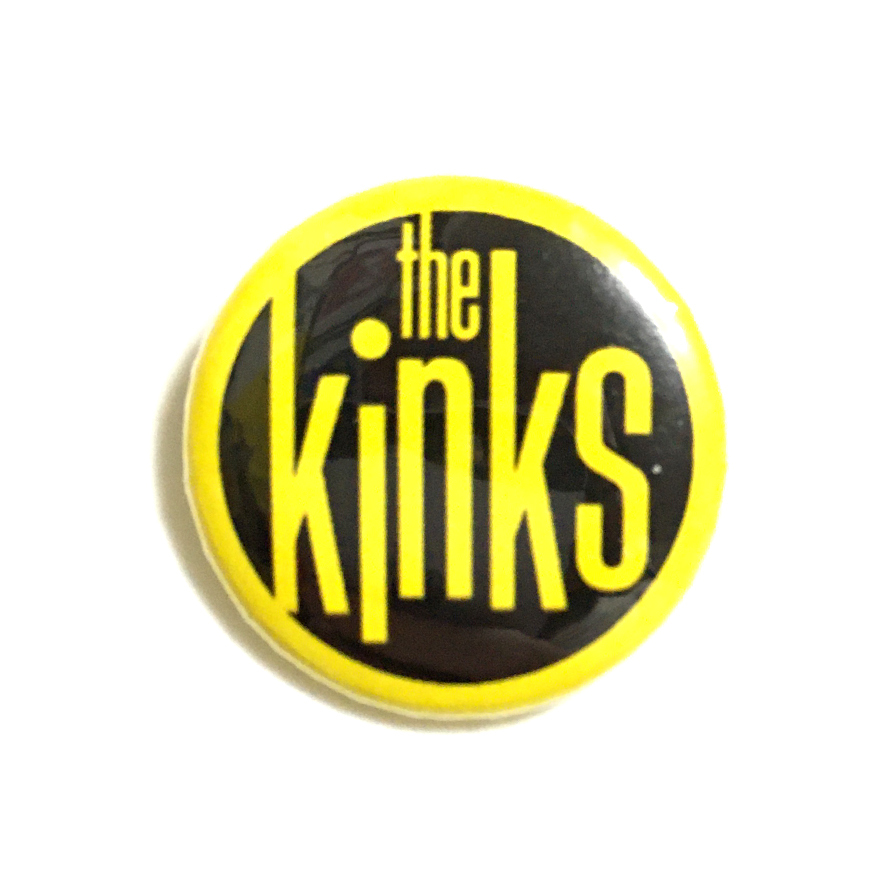【未使用】缶バッジ 25mm The Kinks キンクス 60's Garage Punk Mods モッズ Power Pop パワー ...