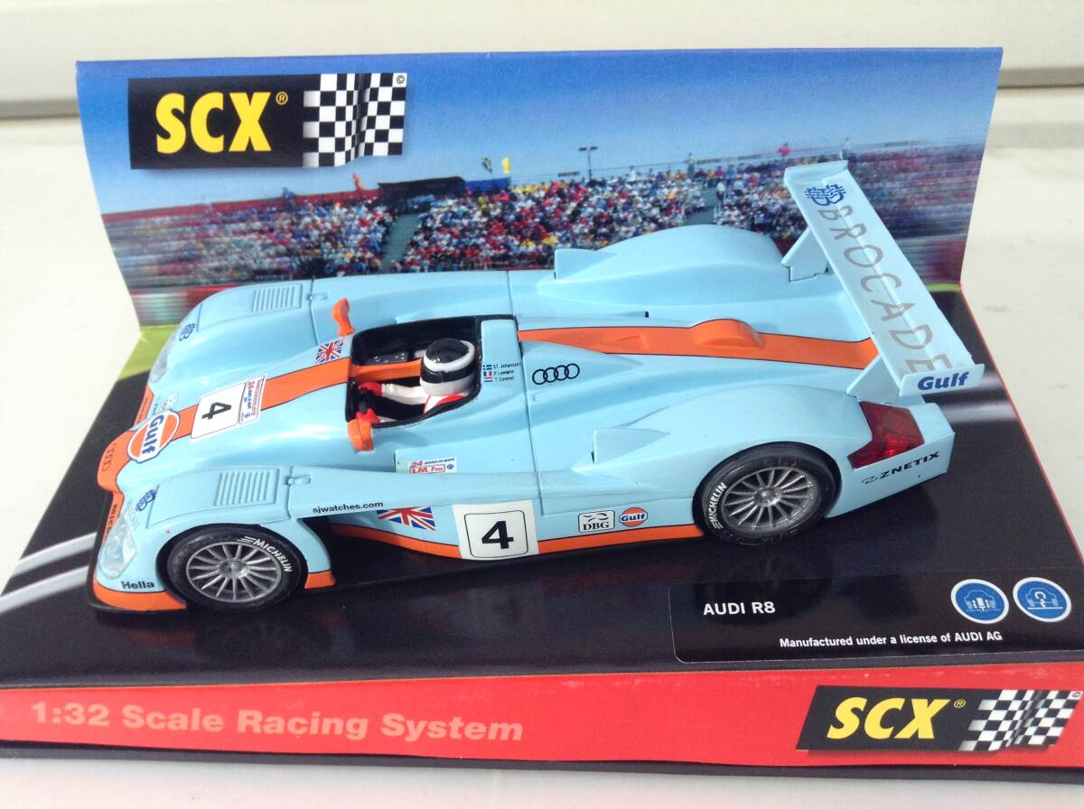 【未使用】 TECNI-TOYS//SCX//Gulf AUDI R8 スロットカー 1/32//ガルフ アウディ R8// 未使用品・保管品・1円スタート！格安！！ の落札情報詳細 ...